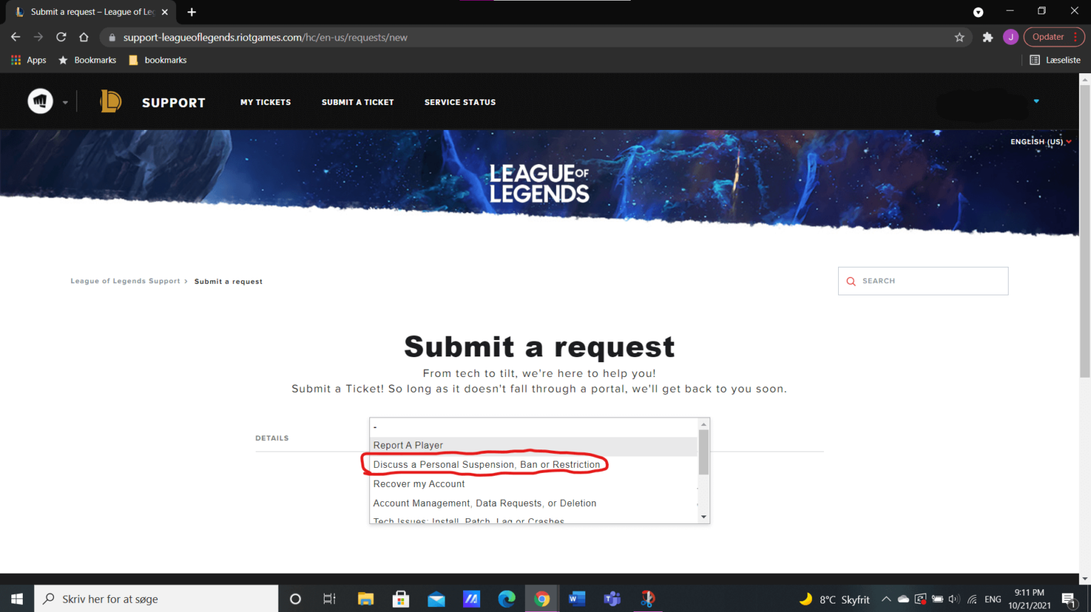 How to Get Unbanned from League of Legends